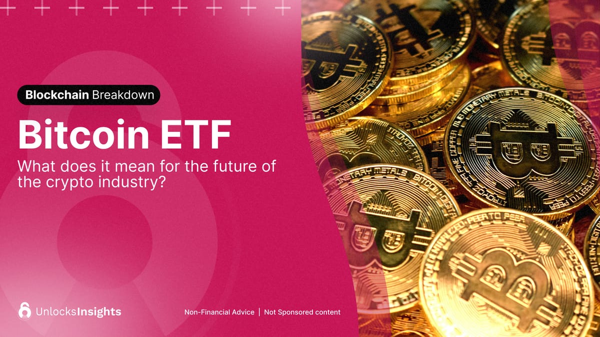 So Bitcoin ETF... let's talk about it