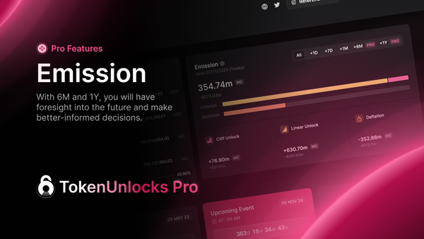 Introducing TokenUnlocks Pro
